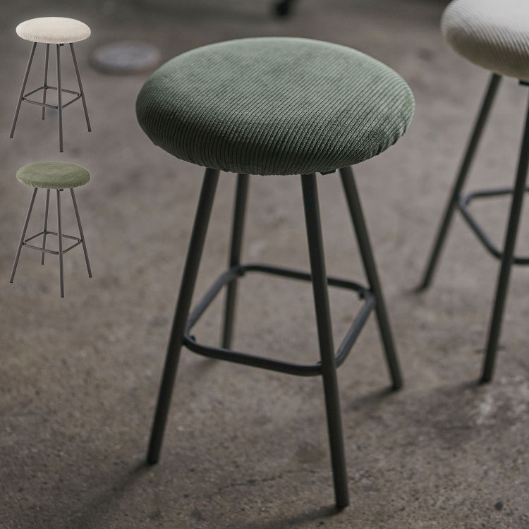 ■商品サイズ幅29×奥行29×高さ45cm■素材スチール(粉体塗装) ポリエステル■重量1kg■生産国中国■特徴ひと息つく時のおともに…コンパクトなサイズ感で使い勝手が良いスツール「ベンコ」手触りの良いコーデュロイ生地を使用■備考○組立：組...