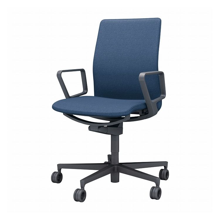 【商品特長】リビングライクな空間に溶けこむなめらかな曲線を描くタスクチェアー【スペック】●外寸法／幅680×奥行570×高さ905〜995mm●座面寸法／幅480×奥行450●座面高さ／430〜520mm●質量／12.9kg●材質／背：（背...