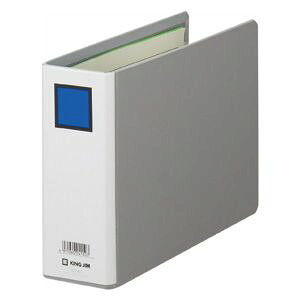 メーカー：キング品番：945NA5EJANコード：4971660041503オフィスの定番！キングファイルG！金具を上部に軽く押し上げるだけで簡単に開けられる片開きタイプです。●カラー／グレー●サイズ／A5ヨコ●寸法／タテ165×ヨコ231...
