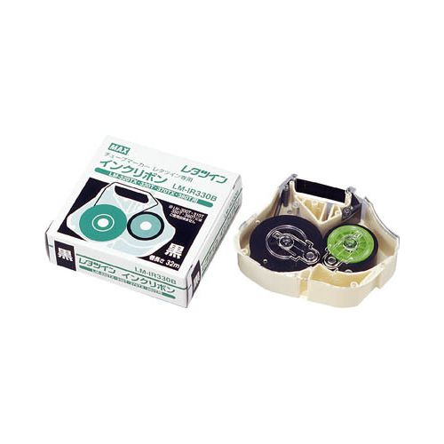 マックス インクリボンレタツイン用 LM-IR330BJANコード：4902870700515黒インク / 32m巻 / 1個入マックス「レタツイン」専用の純正消耗品です。●インク色／黒●適応機種／LM−330T・LM−380T・LM−38...