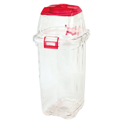 ペットボトル再利用で作られており、透明度は1番、プラスチックのゴミ容器に比べ割れにくい。【送料について】北海道、沖縄、離島は送料を頂きます。