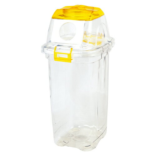 ペットボトル再利用で作られており、透明度は1番、プラスチックのゴミ容器に比べ割れにくい。【送料について】北海道、沖縄、離島は送料を頂きます。