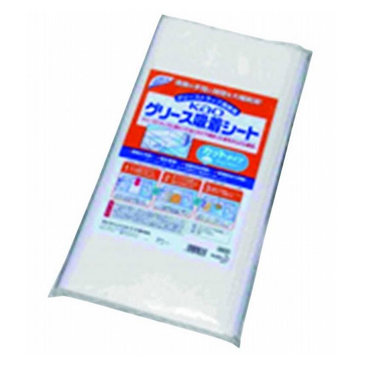 花王 花王グリース吸着シート カットタイプ (5枚入) 426050JANコード：4901301508232規格：規格カットタイプ（5枚入）サイズ：外寸縦×横500×500mmサイズ容量1：500×500mm材質：ポリプロピレン生産地：日本...