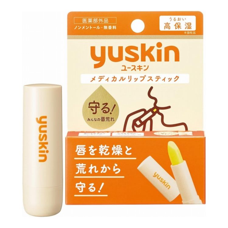 【商品詳細】●毎日の唇あれ予防に使いやすい、スティックタイプの薬用リップケアです。●ビタミンB2色(黄色)のリップスティックです。●うるおい成分(ヒアルロン酸、ビタミンC)配合。●まもる成分(スクワラン、ホホバ油、アボカド油)配合。●無香料...