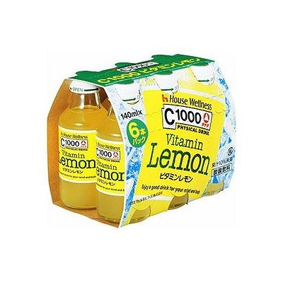 商品概要メーカー：ハウスウェルネスフーズ商品名：【軽】C1000ビタミンレモン（140mL×6本）区分：食品内容量：140mL×6本商品概要：レモン果汁50個分のビタミンC1000mg、さらにB1、Eなど、レモン果汁に含まれるビタミンはその...