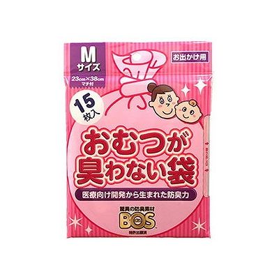 商品概要メーカー：クリロン化成商品名：おむつが臭わない袋ベビー用Mサイズ（15枚入）区分：日用雑貨内容量：15枚商品概要：医療開発から生まれた新素材BOSを使用！驚きの防臭パワーで臭いを洩らしません！JANコード：4560224462894...