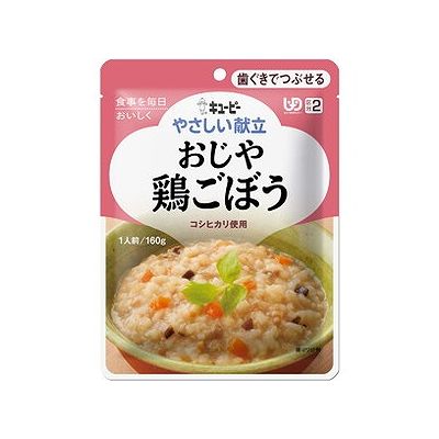 商品概要メーカー：キユーピー商品名：【軽】やさしい献立おじや鶏ごぼう160g区分：食品内容量：160g1個商品概要：●かたいものや大きいものはやや食べづらい方●ものによっては飲み込みづらいことがある方JANコード：4901577041136...