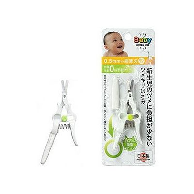 商品概要メーカー：グリーンベル商品名：新生児のツメに負担の少ないツメきりはさみBA001区分：日用雑貨内容量：1個商品概要：赤ちゃんのツメに負担が少ない0．5mm厚の極薄刃先の赤ちゃん用つめきりJANコード：4972525053303商品コ...