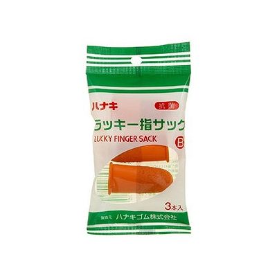 商品概要メーカー：ハナキゴム商品名：ラッキー指サック（抗菌）B（3個）区分：日用雑貨内容量：3個商品概要：抗菌使用の指サックです。特殊表面加工により滑り止めの効果がとくにすぐれています。事務作業や精密機器、電子部品等の取扱い作業ばどや、ぬれ...