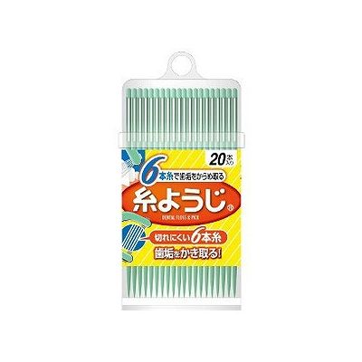 商品概要メーカー：小林製薬商品名：糸ようじ（20本入）区分：日用雑貨内容量：20本入り商品概要：●歯間清掃具●用途：歯間、歯垢、食べカス●帯状特殊糸●透明容器タイプ●かきとりピック●内容量：20本入りJANコード：4987072510063...
