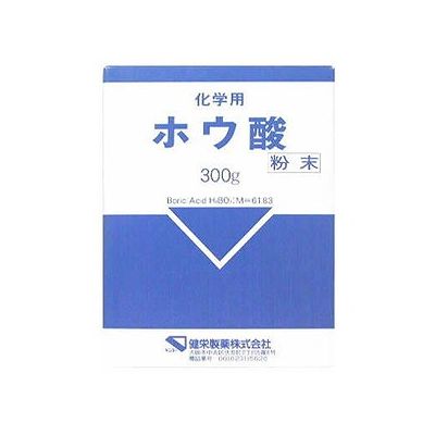 商品概要メーカー：健栄製薬商品名：ホウ酸（粉末）化学用（300g）区分：日用雑貨内容量：300g商品概要：●ホウ酸（H3BO3）99．5パーセント以上を含む。JANコード：4987286407180商品コード：076901042商品の説明○...