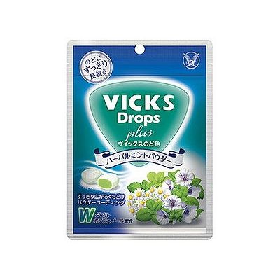 商品概要メーカー：大正製薬商品名：【軽】ヴイックスのど飴プラスハーバルミント（62g）区分：食品内容量：62g商品概要：のどに広がるすっきり感が長続きJANコード：4987306055131商品コード：124432575商品の特徴ひんやり＆...