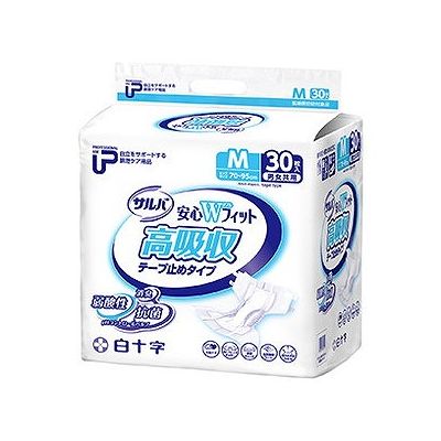 商品概要メーカー：白十字商品名：PUサルバ安心Wフィット高吸収テープM（30枚）区分：日用雑貨内容量：30枚商品概要：予防的スキンケアを実現し業務改善に寄与します。1枚で安心の吸収性能。JANコード：4987603356115商品コード：0...