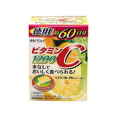 商品概要メーカー：井藤漢方製薬商品名：【軽】ビタミンC12002g×60袋区分：食品内容量：2g60袋商品概要：水なしでおいしく食べられる！普段の生活の中で消費されやすいビタミンCは、体内でつくることができないため、積極的に補う必要がありま...