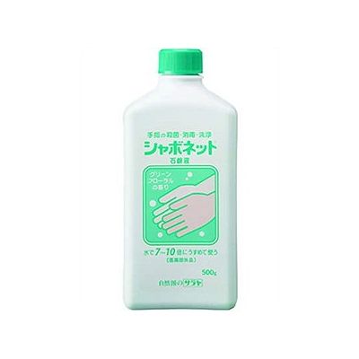 商品概要メーカー：サラヤ商品名：シャボネット石鹸液（薬用）（500g）区分：日用雑貨内容量：500g商品概要：●ヤシの実からつくられた、手肌にやさしい薬用ハンドソープです。●手を洗うと同時に、殺菌・消毒もできます。●7〜10倍に薄めてお使い...
