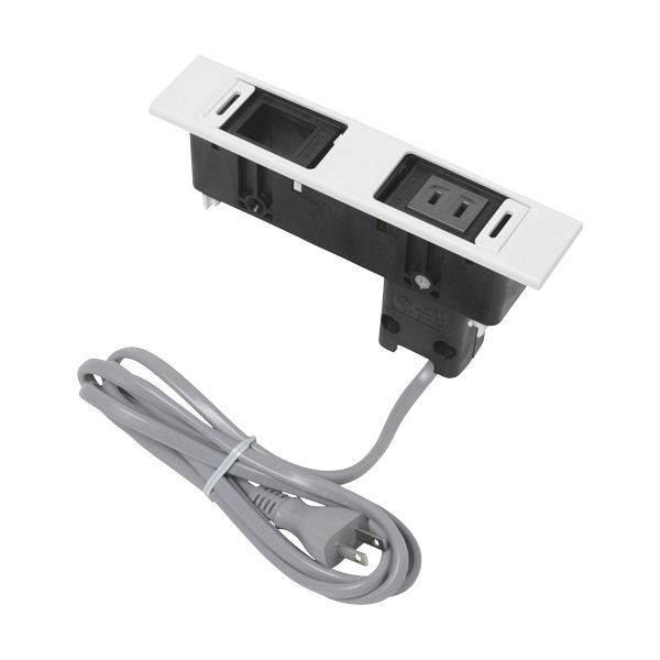 ■商品内容●カバーはほこりの侵入を防ぐだけでなく、コンセント口を隠すことで見た目がスッキリします。■商品スペックその他仕様：●定格電圧:AC125V・15A・最大1500Wまで対応●外寸:縦196×横42×高さ45mm(コードカバー除く)●...