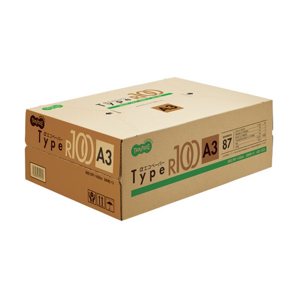 ■商品内容【ご注意事項】・この商品は下記内容×5セットでお届けします。●ひと目で再生紙だとわかる色合い。エコ活動をアピール!A3コピー用紙の500枚×3冊入です。●外箱形状はクィックパッケージ式(ラップラウンド式)です。●グリーン購入法総合...