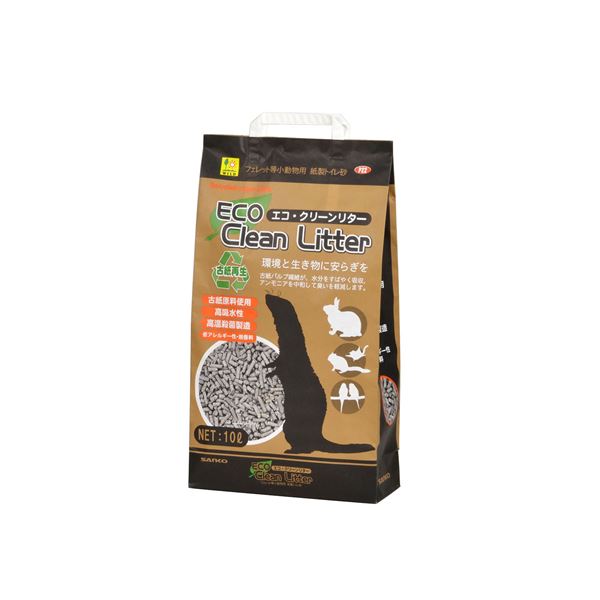■商品内容【ご注意事項】この商品は下記内容×4セットでお届けします。・エコ クリーンリター 10L【商品特徴】古紙パルプ繊維が水分をすばやく吸収、アンモニアを中和して臭いを軽減。ほこりが舞い散りにくく飼育環境をきれいに保ちます。■商品スペッ...