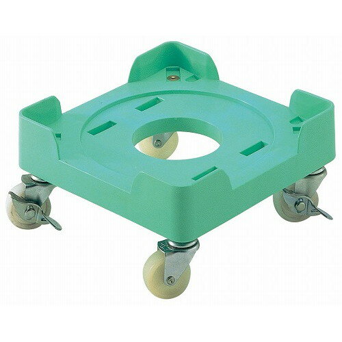 ■商品説明●キャスター：自在×4、ストッパー2ヶ付●角型の一斗缶と丸型ペール缶をのせることのできるプラスチック製キャリー。■直径・サイズ260×260×H135■深さφ275■重さ■容量●角型の一斗缶と丸型ペール缶をのせることのできるプラス...