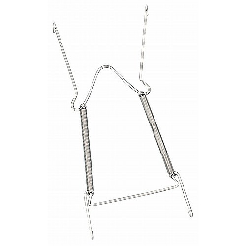 ■商品説明●大きな皿も個性的に飾れます。●針金の6つのつめで固定すると、皿の裏側で釘にかけられるようになります。●お皿のインテリアとしても、楽しみたいなという人にうってつけです。■直径・サイズ80×20×150■深さ■重さ9g■容量●針金の...