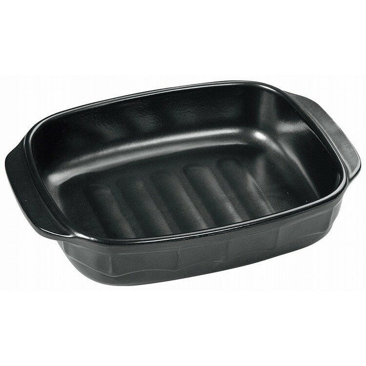 ●市販のオーブントースター、カセットコンロ、ガスコンロ、グリルで加熱調理ができるコンパクトサイズ！調理後はそのまま食卓に出せる万能深型プレートです！■サイズ奥行238×幅170高さ51材質耐熱陶器, 【代引きについて】こちらの商品は、代引き...