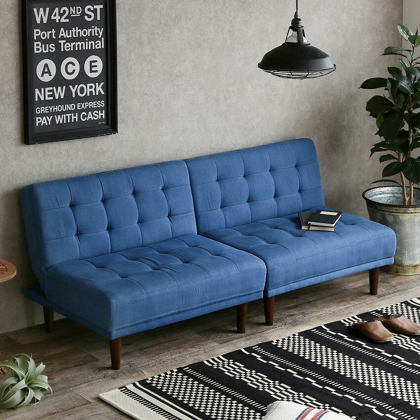 【商品説明】使い方自由自在!実用性とデザイン性にこだわったオリジナルの分割式ソファベッド【仕様】生産地 中国サイズ 幅171cm×奥行88cm×高さ67cm(座面高さ35cm)素材 張地：ファブリック中材：チップウレタン、ウレタンフォーム、...