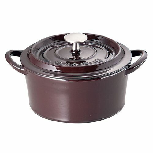 ●サイズ(cm):18●カラー:オーベルジン●内径×深さ(mm):180× 81●容量(cc):1800●重量(kg):2.7●底径(mm):160■材質:鉄鋳物ホーロー加工ボン・ボネール 鋳物ホーロー シリーズ 熱伝導に優れた厚手のホーロ...