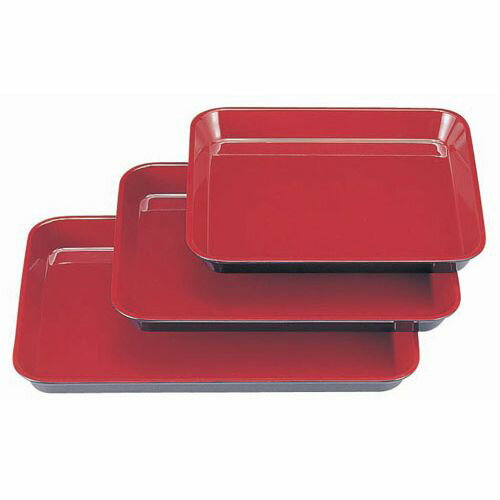 若泉漆器 メラミン （大）デリカバット 黒内朱 1-121-7 尺0寸 ADLJ301 JANコード 4562210990633●サイズ(寸):尺0●幅×奥行×高さ(mm):300×280×34●(底内寸)幅×奥行×深さ(mm):255×2...
