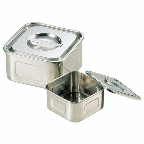 YUKIWA 18-8浅型角キッチンポット 15cm AKT33015 JANコード 4520785066740●サイズ(cm):15●(内寸)幅×奥行×深さ(mm):150×150× 80●材質：18-8ステンレス【送料について】北海道、...