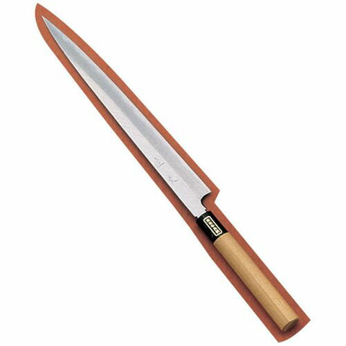 遠藤商事 SA佐文 ふぐ引（木製サヤ付） 27cm ASB12027 JANコード 4905001016059●サイズ(cm):27●全長(mm):415●重量(g):105●背厚(mm):3.0●材質：白鋼■SA 佐文 本霞・玉白鋼■※こ...