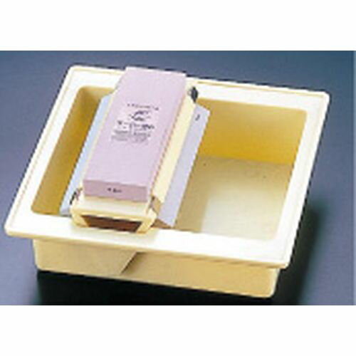 ナニワ スーパー砥石3点セット（研ぎ桶付き） ATI96 JANコード 4955571283016●幅×奥行×高さ(mm・研ぎ桶サイズ):305X305X90●材質：アルミナ■砥石サイズ:210×70×H20研ぎ桶サイズ:305×305×H...