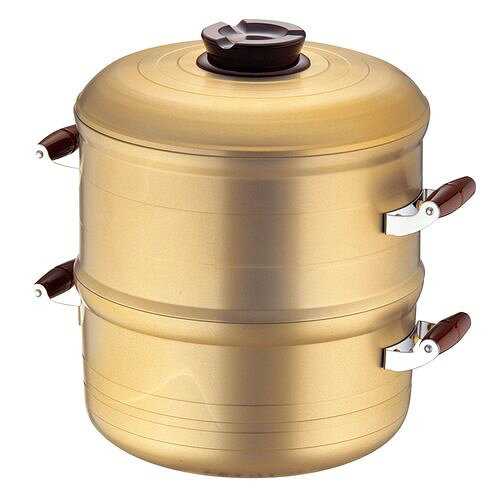 ホクア アルミキャスト IH ベストセイロセット 30cm 一重 ASI9101 JANコード 4977449712855●内寸法(cm):30●段数:1●蒸す所深さ(mm):151●IH反応底径(mm):215●ご飯容量1段あたり(升):...