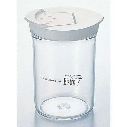 タケヤ化学 プルー ソルト&ペッパーポット L BSL2601 JANコード 4904776104190●サイズ:L●容量(cc):250●直径×高さ(mm):72×100●重量(kg):65●材質：本体：メタクリル樹脂、フタ：ポリエチレン...