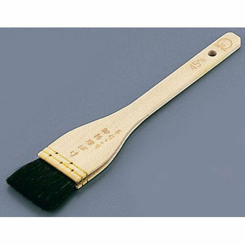 遠藤商事 SA木柄黒ハケ（山羊毛） 60mm WHK02060 JANコード 4905001029424●サイズ(mm):60●全長(mm):249●毛の長さ(mm):36●重量(g):25■黒ハケ黒毛の為 小麦粉、砂糖等の付着具合いが一目...