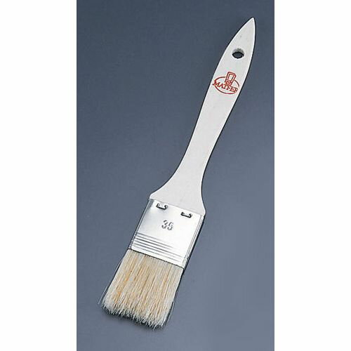 MATFER(マトファ) 豚毛ブラシ（木柄・鉄製金具） 81233 3cm WBL6602 JANコード 4562208166200●メーカ品番:81233●幅×全長(mm):3.0×215●毛長(mm):40●材質：豚毛■※フランス製【送...