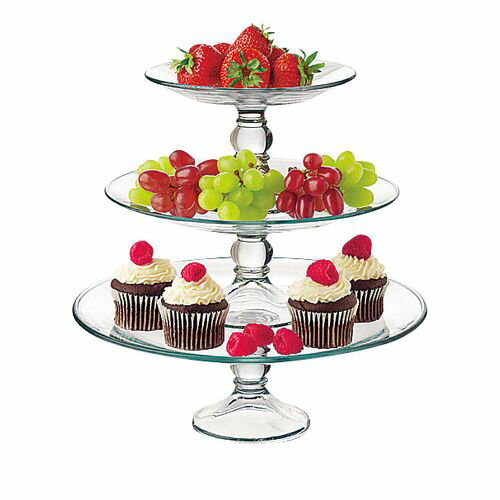 Libbey(リビー) セレーヌ 3段スタンドセット No.8019 PLB4801 JANコード 0031009416158●メーカー品番:No.8019●(セット時寸法)直径×高さ(mm):330×370■セット内容:φ330×H121...