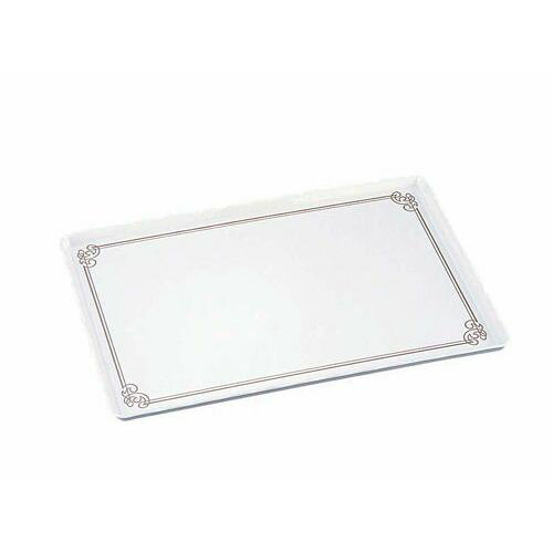 よし与工房 陶器風 メラミントレー（金唐草線入） YO-160-G WTLA603 JANコード 4533976200748●メーカー品番:YO-160-G●幅×奥行×高さ(mm):350×160×15●(有効内寸)幅×奥行(mm):330...