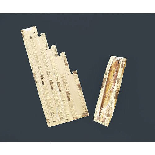 遠藤商事 フランスパン袋 ヨーロピアンフェネット茶 （100枚入）小 No.56 WPV3905 JANコード 4905001710193●メーカー品番:No.56●規格:小●幅×高さ(ベロ含む)×高さ(有効)×マチ(mm):115×493...