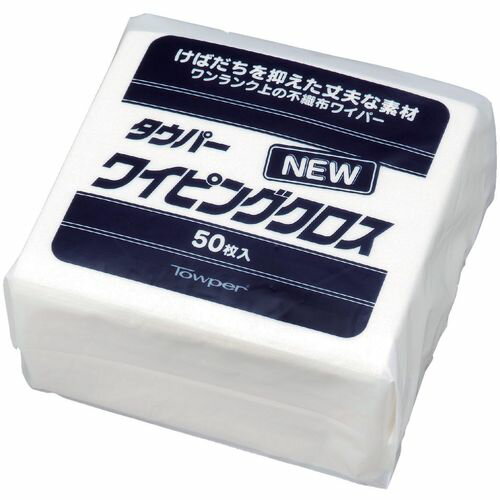 トウカイ タウパー NEWワイピングクロス （50枚入） JTU0301 JANコード 4902092775995●横×縦(mm):315×320●材質：不織布■レーヨン・木材パルプ・ポリエステル・ポリプロピレン■ケバやリントの出にくい素材...