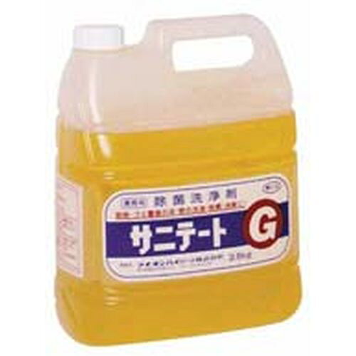 ライオン サニテートG（床・壁等の除菌消臭洗浄剤） 3.8Kg JSV6401 JANコード 4903301894766●重量(kg):3.8●材質：界面活性剤■中性・無リン・液体・30~300倍希釈■床・壁・排水溝・グリーストラップ等の洗...