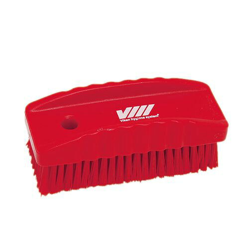 Vikan(ヴァイカン) まな板洗浄ブラシ 6441 レッド JBLE702 JANコード 5705020644146●メーカー品番:6441●カラー:レッド●幅×全長(mm):40×115●毛長(mm):24●重量(g):90●材質：ボデ...