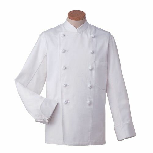 サンペックスイスト Oコックコート KC-407（ホワイト） L SKT6703 JANコード 4589929576071●メーカー品番:KC-407●規格:L●着丈(cm):74●肩巾(cm):46●胸囲(cm):110●袖丈(cm):5...