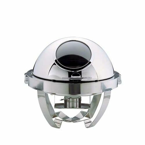 KINGO マド付カバー式丸チェーフィング S6704 NTEH401 JANコード 4520785080296●メーカー品番:S6704●幅×奥行×高さ(mm):500×525×H440●材質：本体：ステンレス　蓋窓：PC■KINGOビュ...