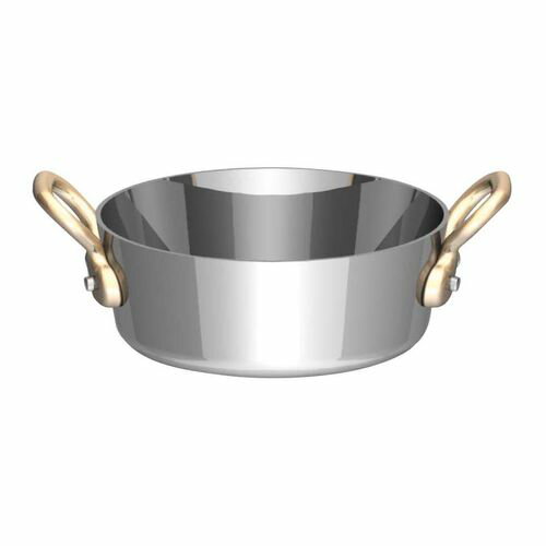 YUKIWA UK18-8プチテーパーパン両手浅型鍋 （蓋無） 8cm PPT8801 JANコード 4520785080944●サイズ(cm): 8●内径×深さ(mm): 80×30●容量(cc):130●重量(kg):0.11●板厚(m...