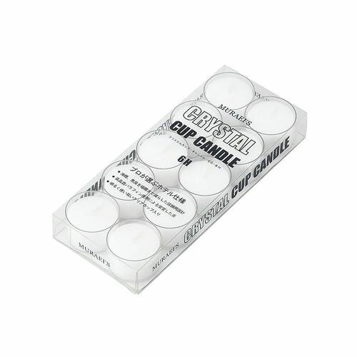 ムラエ プラキャップ キャンドル 6時間用 CC-6-10（10ヶ入） NKY3201 JANコード 4529910461269●メーカー品番:CC-6-10●(カップ)直径×高さ(mm):41×28●(ローソク)直径×高さ(mm):38×...