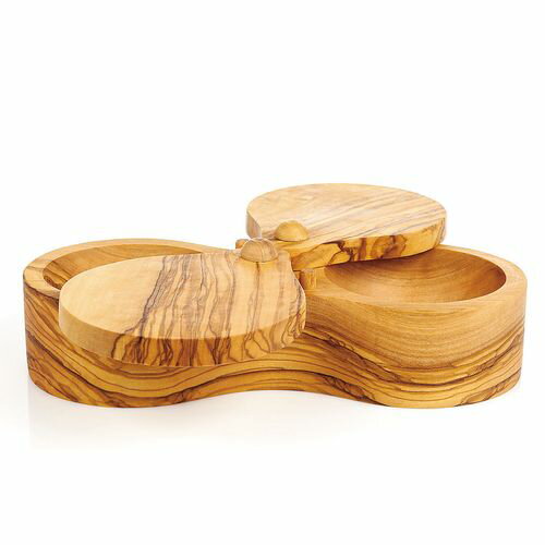 ベラール オリーブウッド ソルトキーパー ダブル 90062 PSLM801 JANコード 3700598604167●メーカー品番:90062●幅×奥行×高さ(mm):180×80×45■オリーブウッドは大変堅く、木目の模様も一つとして同...