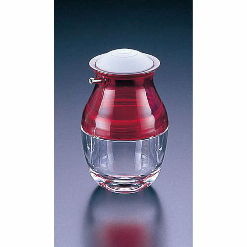 台和 押しかげん しょう油差し PU-3 クリアレッド POS7202 JANコード 4904778301313●色:クリアレッド●直径×高さ(mm):φ60×98●容量(c.c.):70●材質：蓋・本体：メタクリル樹脂、パイプ：ステンレス...