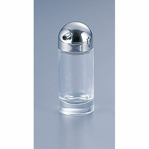 エムタカ No.268 ソース入れ PEM64 JANコード 4968553012689●幅×奥行×高さ(mm):52×47×120●容量(c.c.):110●材質：本体；ガラス　フタ；ステンレススチールスチール　内フタ；ABS樹脂　パッキ...