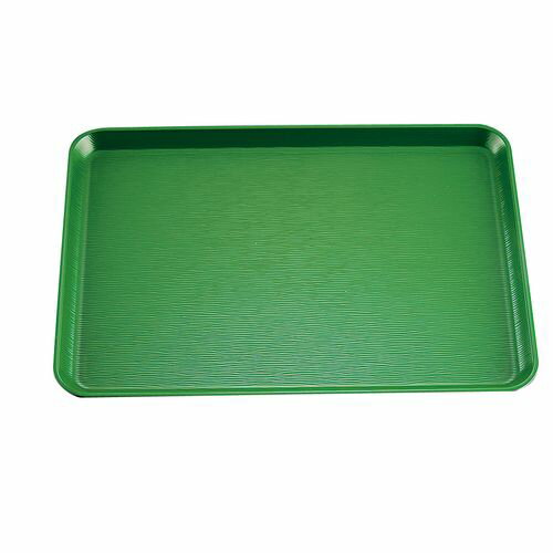 遠藤商事 耐熱 波筋盆 41cm（ノンスリップ加工） グリーン EP-3041GN EBV1003 JANコード 4905001369780●メーカー品番:EP-3041●カラー:グリーンGN●間口×奥行×高さ(mm):410×300×30...