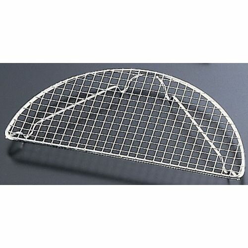 遠藤商事 18-8半月型とんかつ網 小 QTV272 JANコード 4905001205071●サイズ:小●幅×奥行(mm):180× 80■とんかつ・天ぷら等の揚げ物料理の盛り付けに演出効果抜群です。■※アミを皿に置き、その上にとんかつ(...